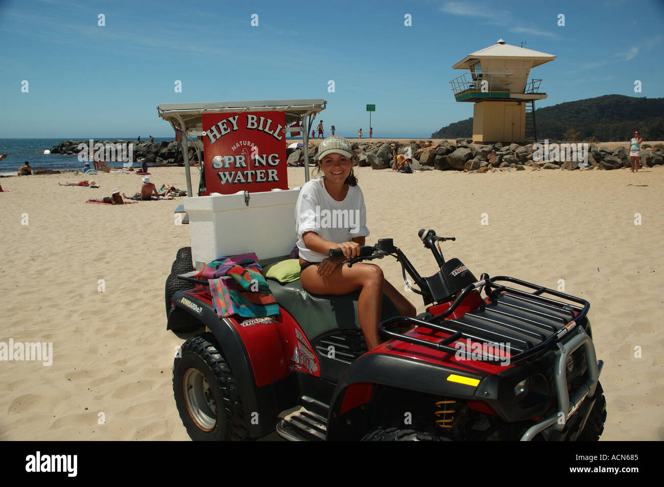 Hey Bill beach resort shop on wheels Noosa Australia dsc 5953 Stock ...