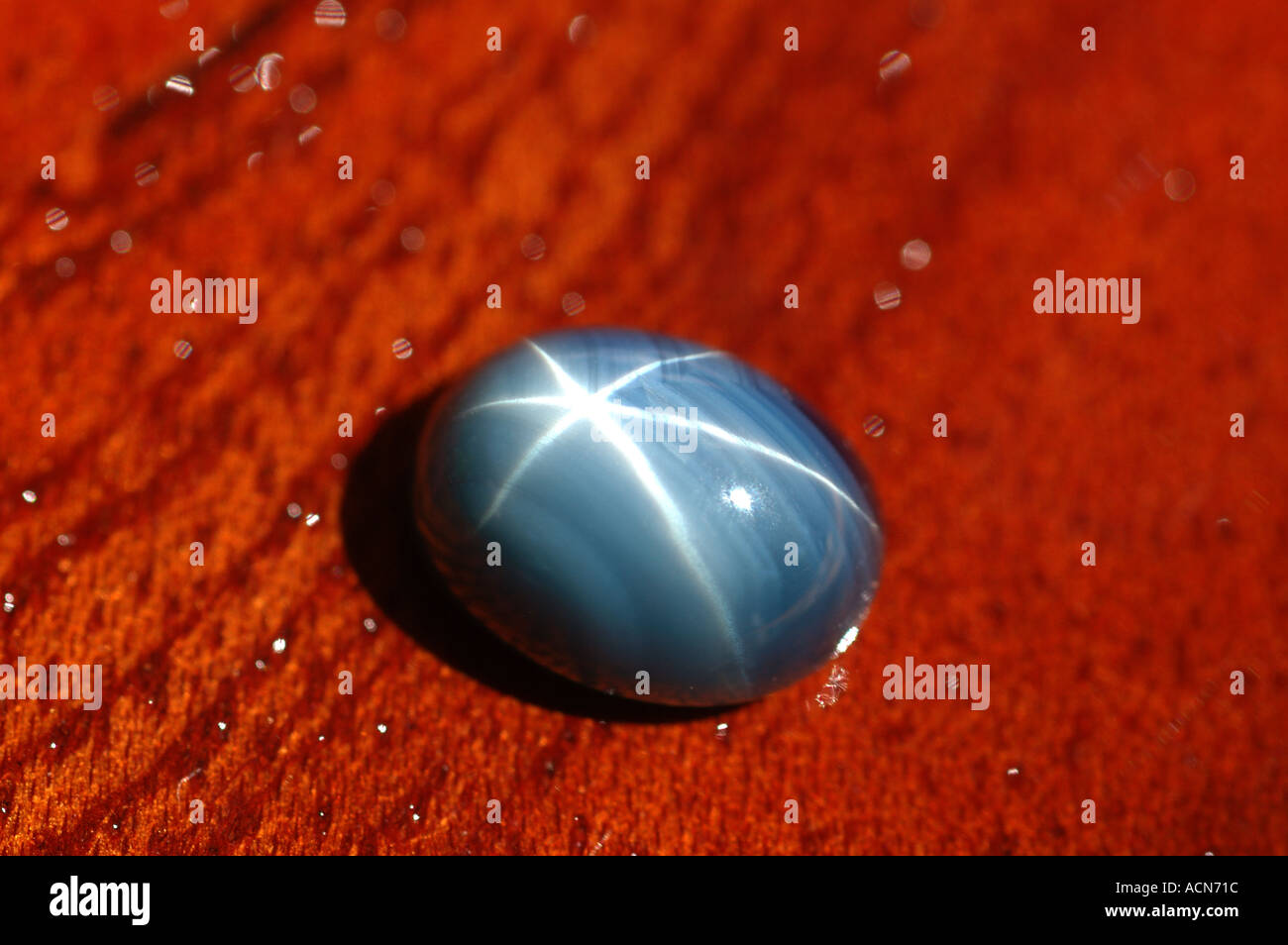 5 sided pentagon crystal structure in star sapphire dsc 0045 Stock ...