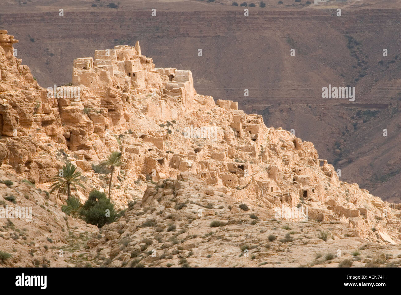 Forcetta, Libya. Abandoned Berber Village, Jebel Nafusa Stock Photo - Alamy