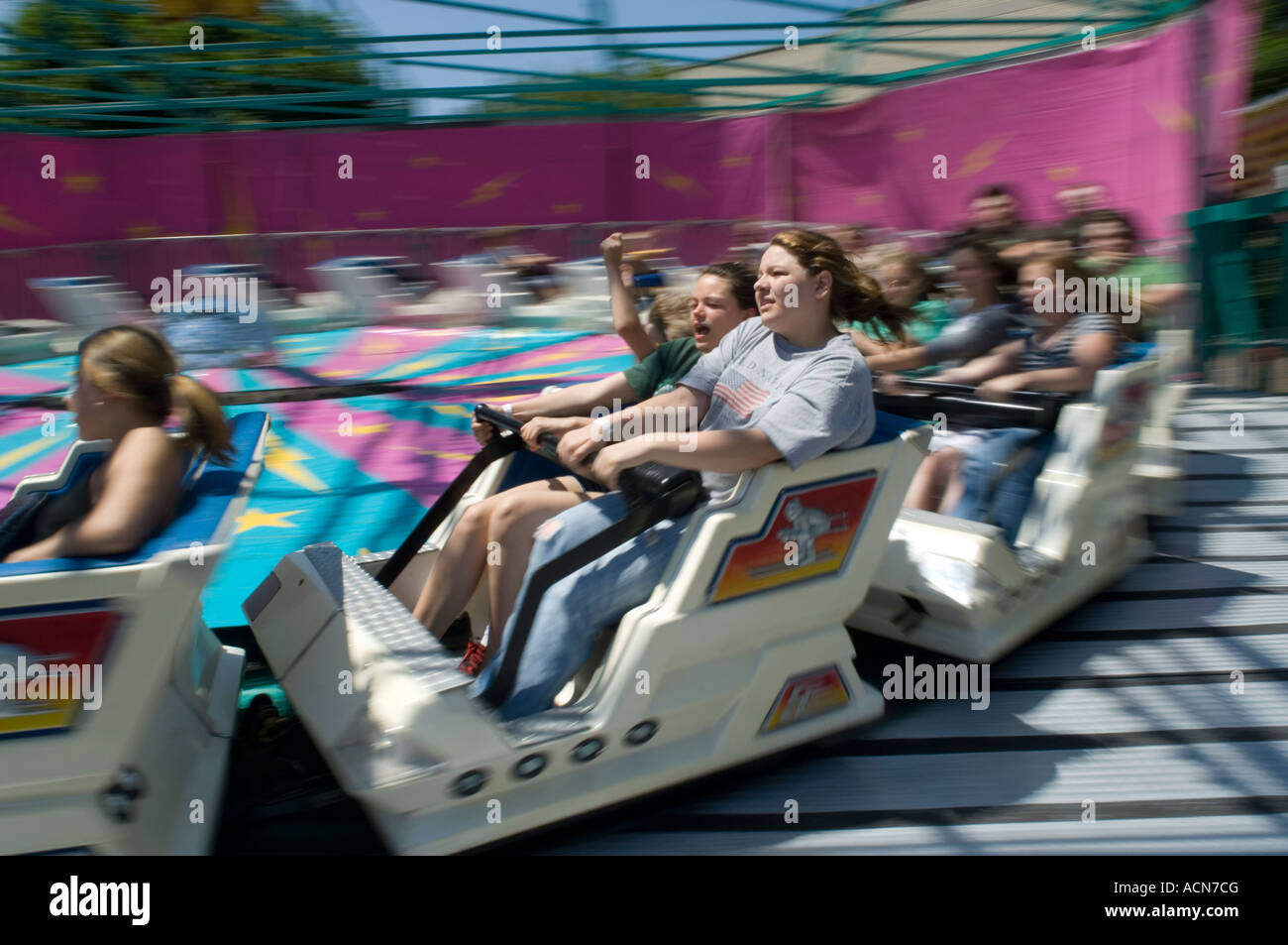 ride at a fair Stock Photo - Alamy
