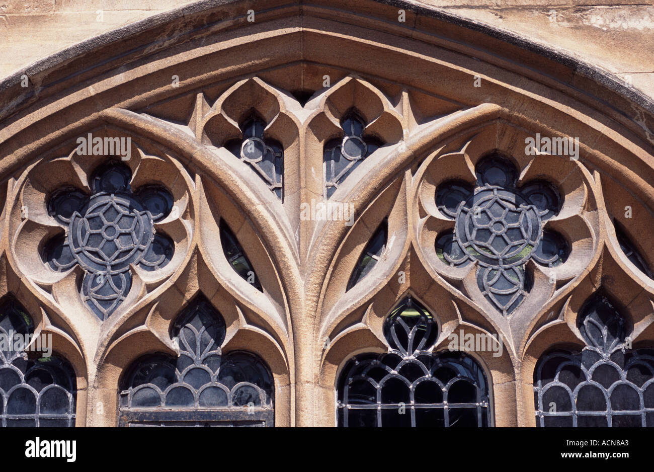 Stained glass window religious bath abbey front exterior outside ...