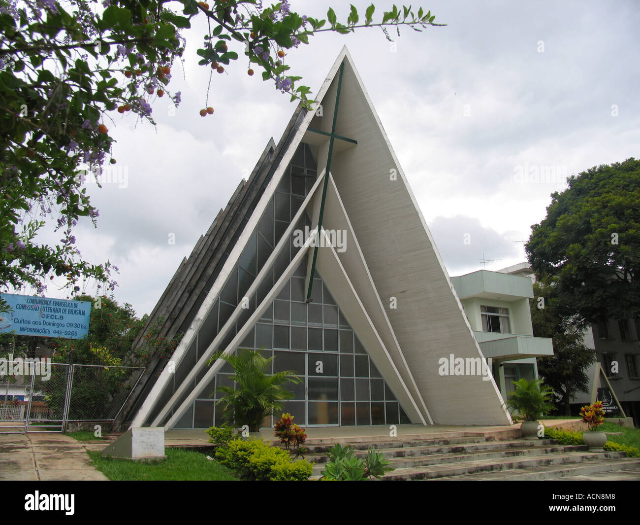 Lutheran Church in Brasilia-BRAZIL Stock Photo - Alamy