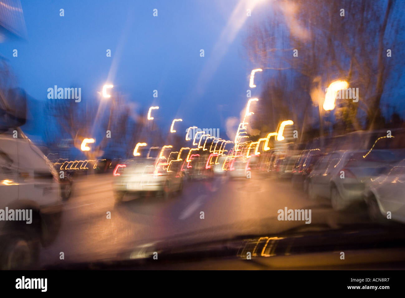 Drivers view at night hi-res stock photography and images - Alamy