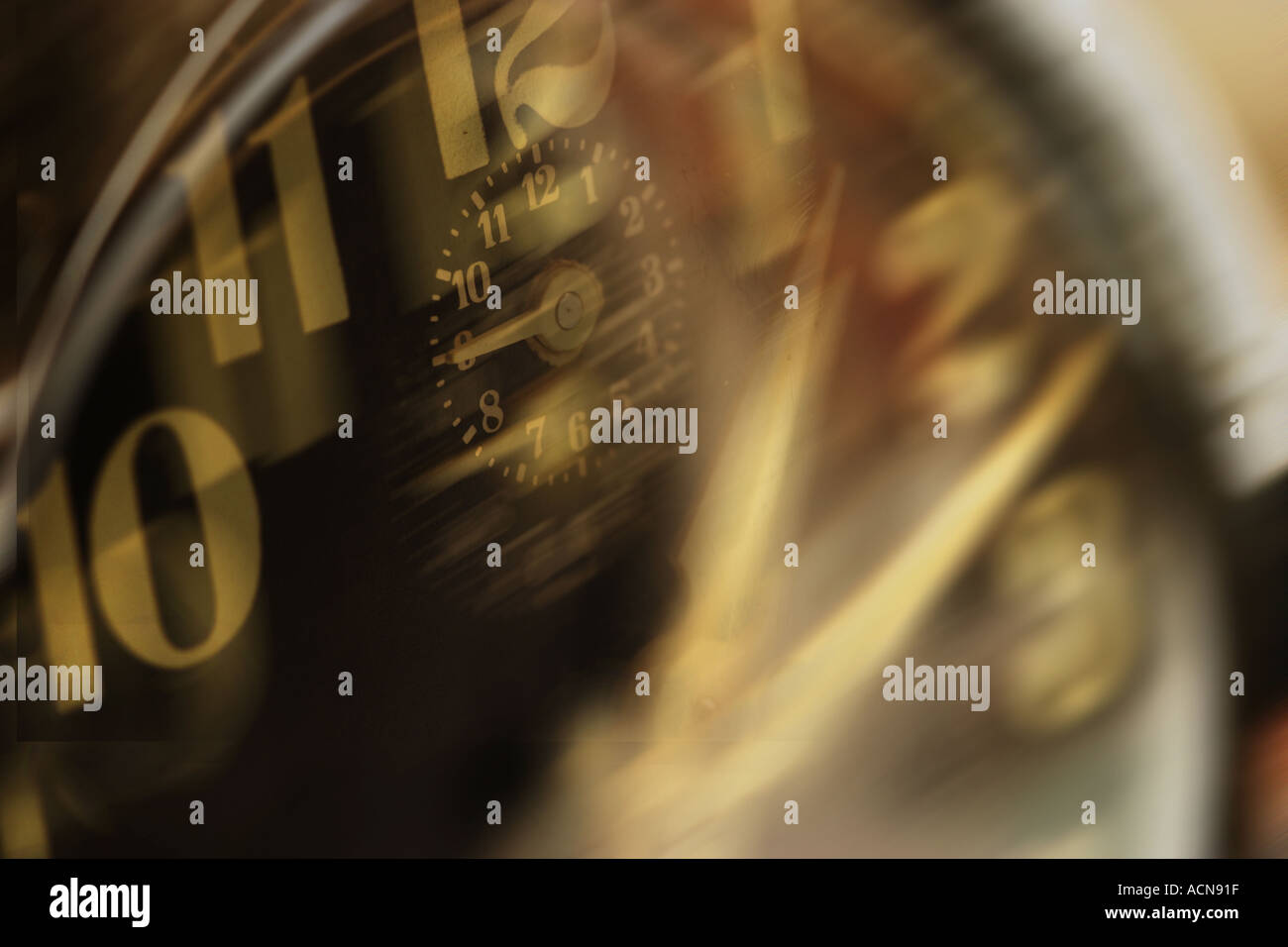 close up of a traditional alarm clock Stock Photo - Alamy