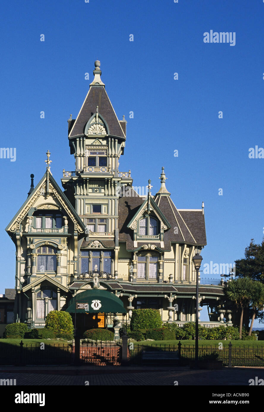 California Redwood Empire Eureka Carson Mansion built 1886 Stock Photo ...
