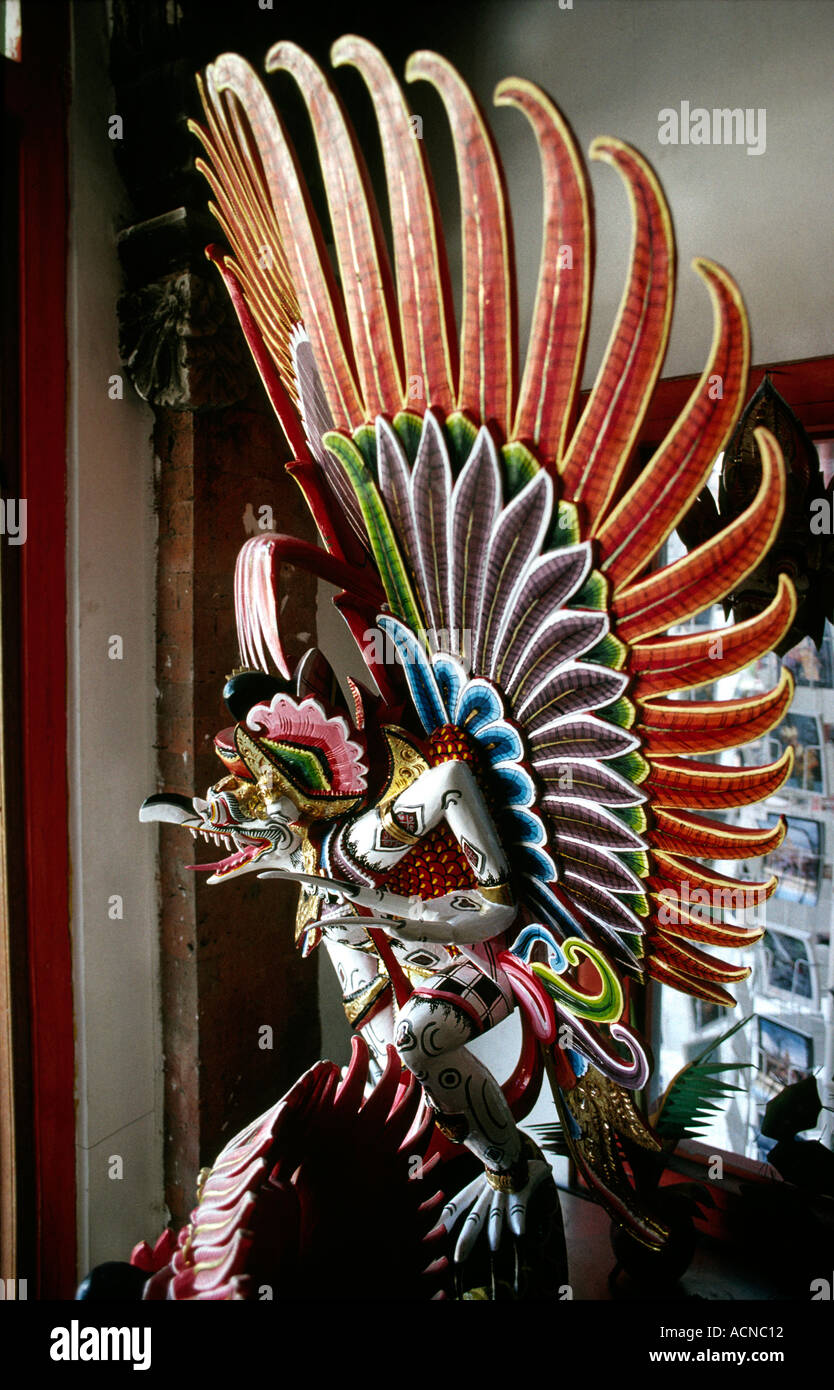 Indonesia crafts woodcarving Garuda Stock Photo - Alamy