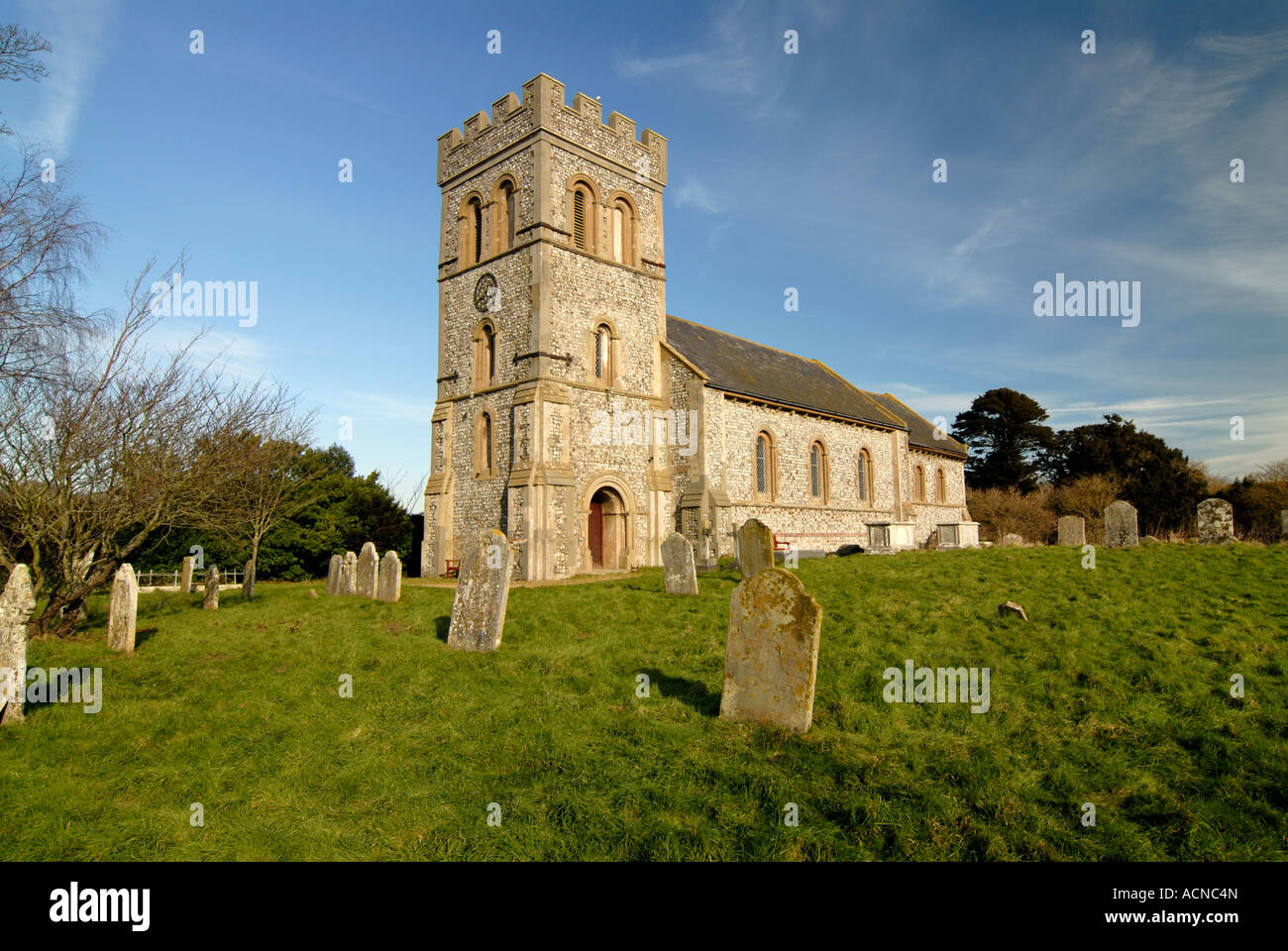 Church of St Lawrence South Falmer Neo Norman architecture with ...
