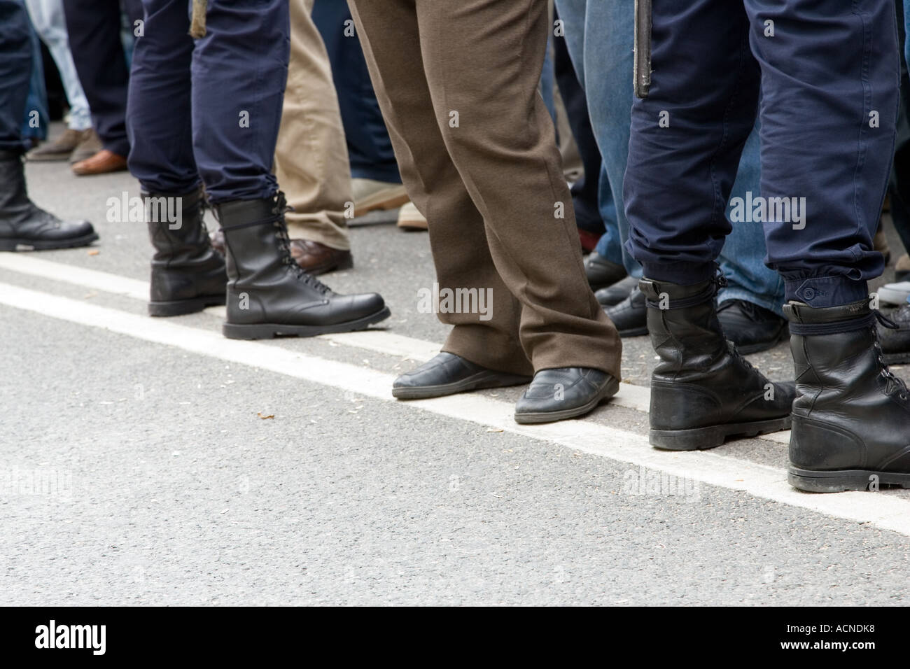 Political demonstration legs hi-res stock photography and images - Alamy