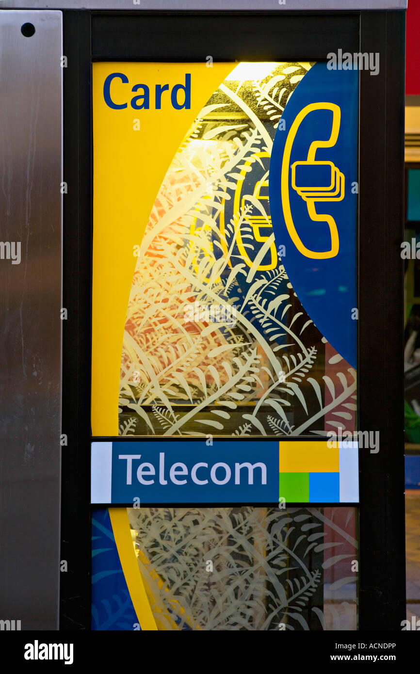 New zealand telephone box hi-res stock photography and images - Alamy