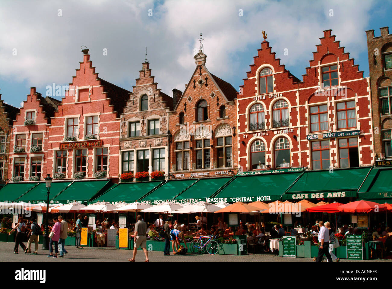 Market Square Bruges Belgium Stock Photo - Alamy