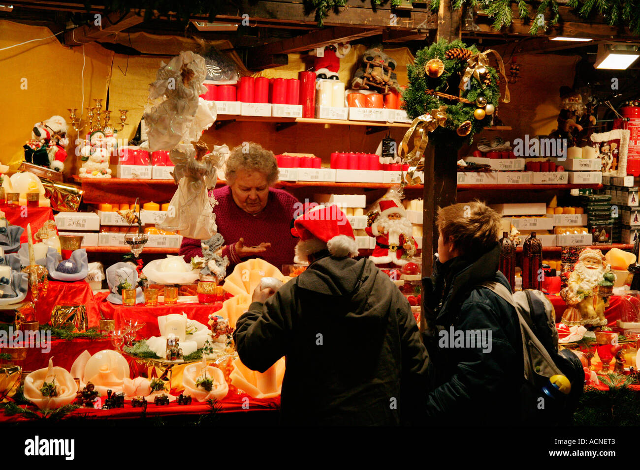 Darmstadt / Market stall Stock Photo - Alamy