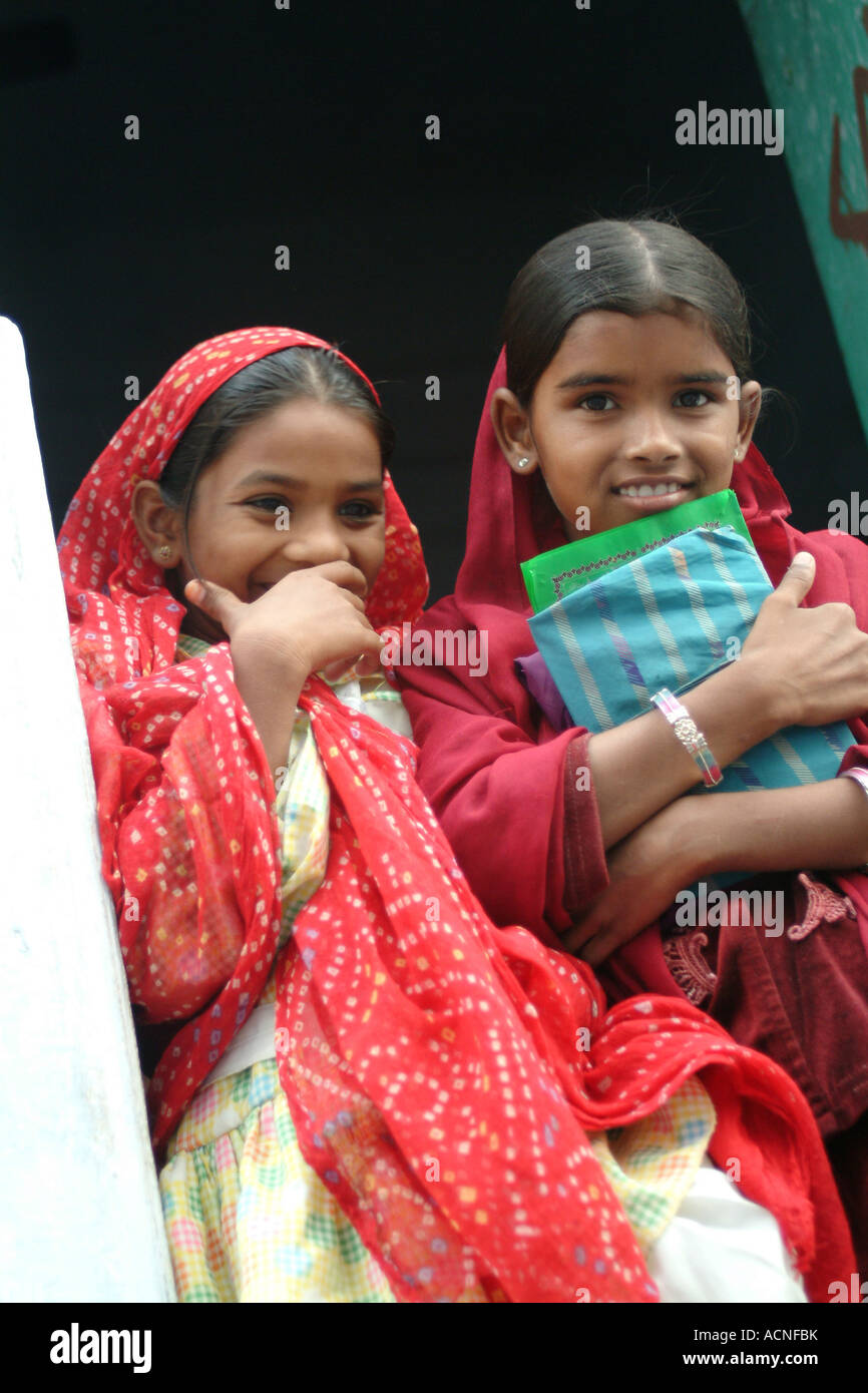 smilling indain girls Stock Photo - Alamy