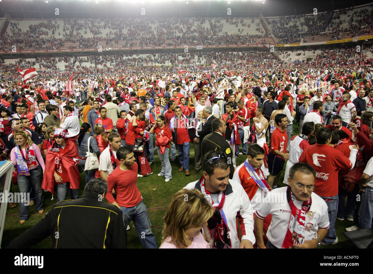 Pitch invasion hi-res stock photography and images - Alamy