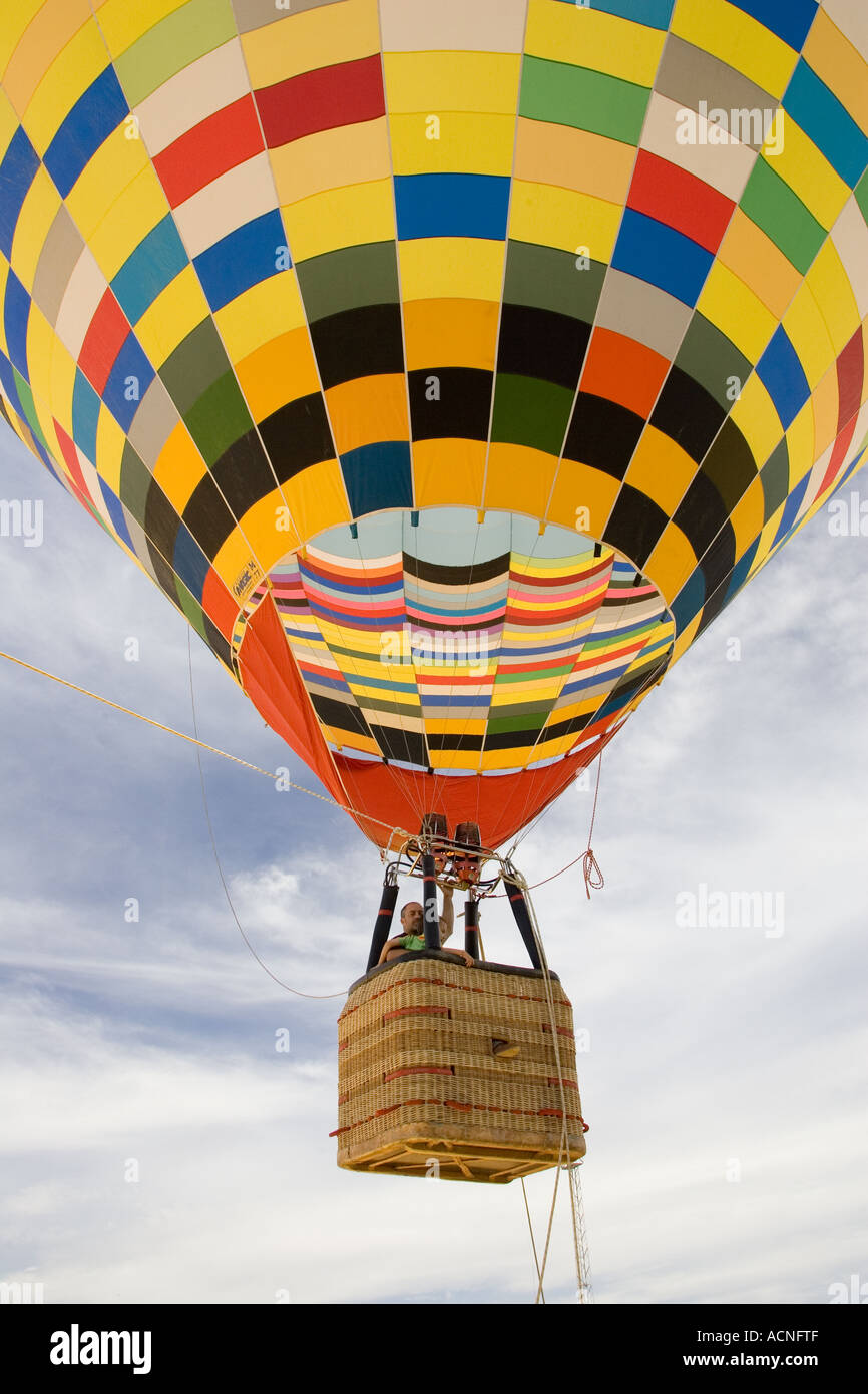 Hot air balloon, Spain Stock Photo - Alamy