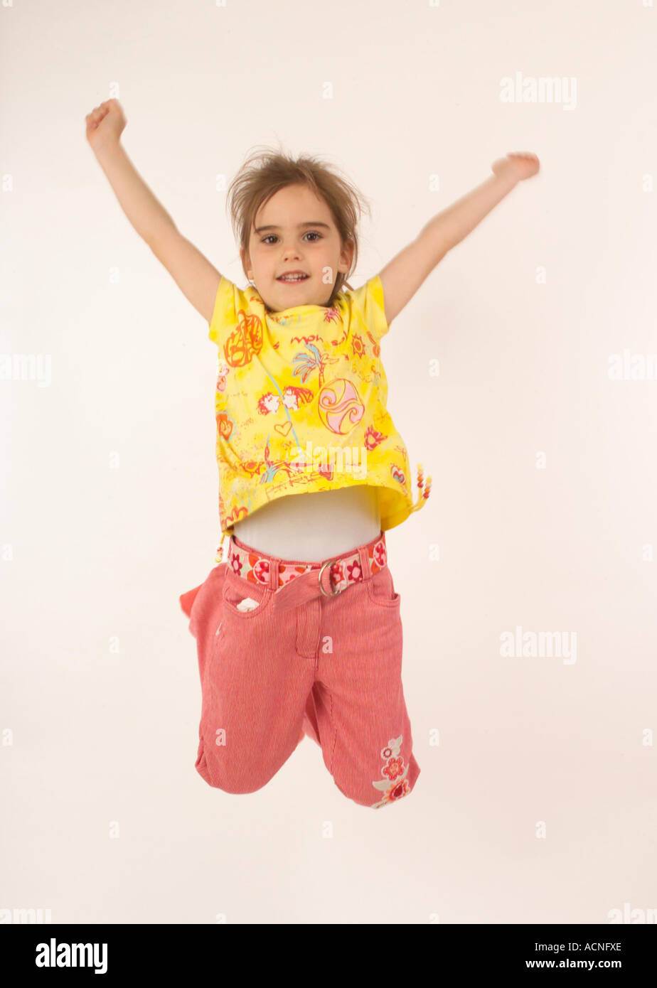 Girl jumping Stock Photo - Alamy