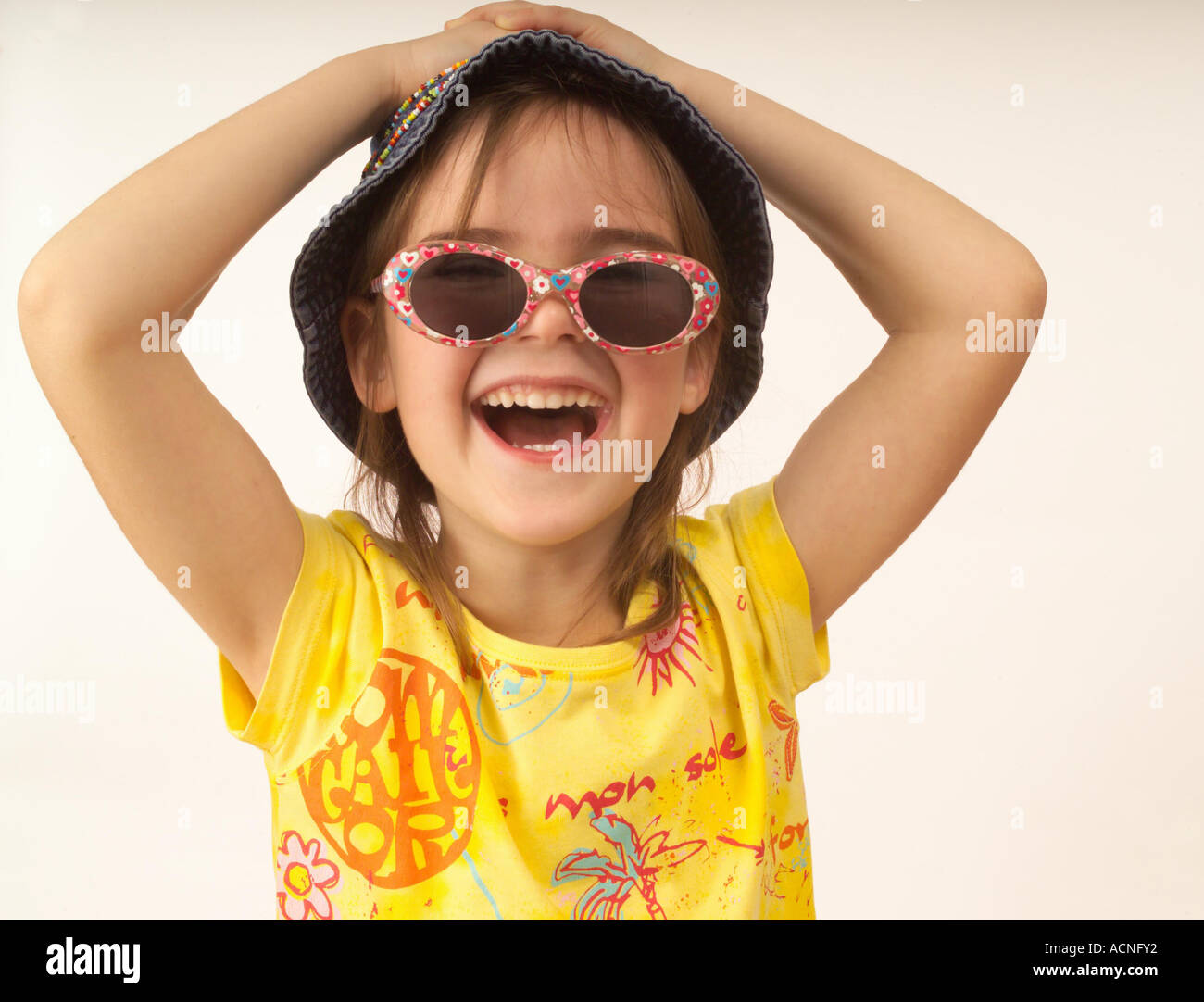 Girl with sunglasses Stock Photo - Alamy