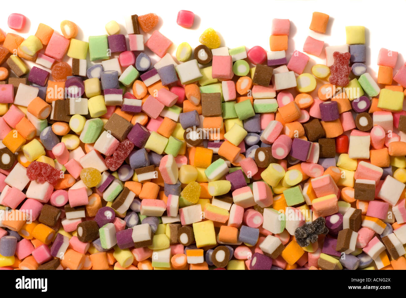 Dolly Mixture Sweets in a Pile Stock Photo - Alamy