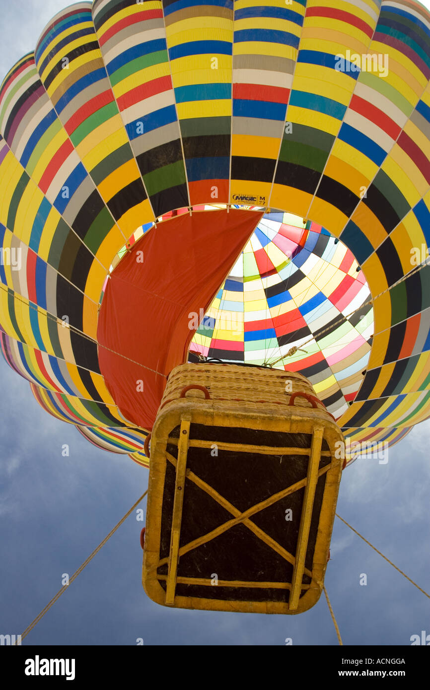 Hot air balloon, Spain Stock Photo - Alamy