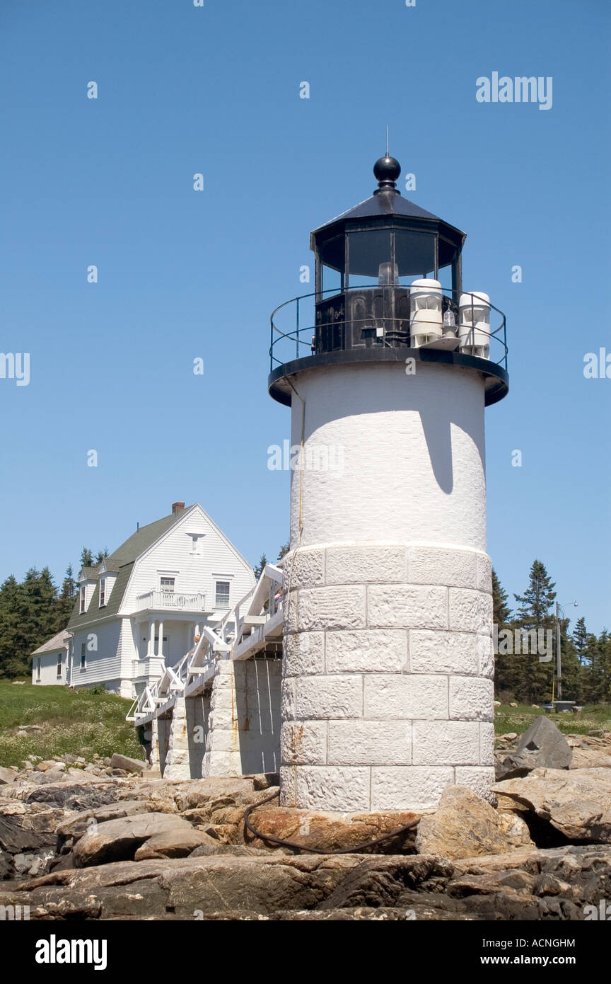 Marshall Point Lighthouse Stock Photo - Alamy