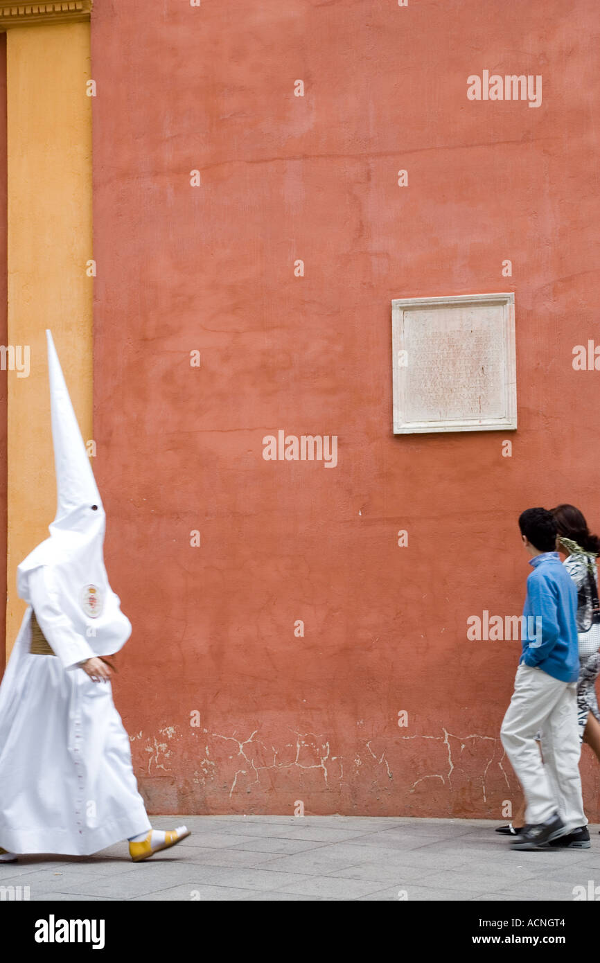 White penitent hi-res stock photography and images - Alamy