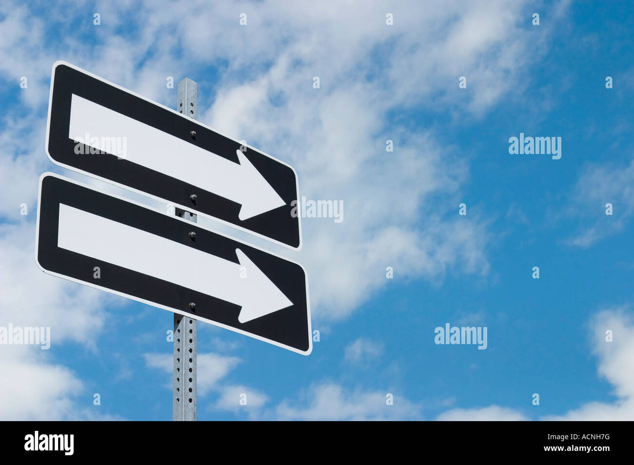 Blank motorway signs hi-res stock photography and images - Alamy