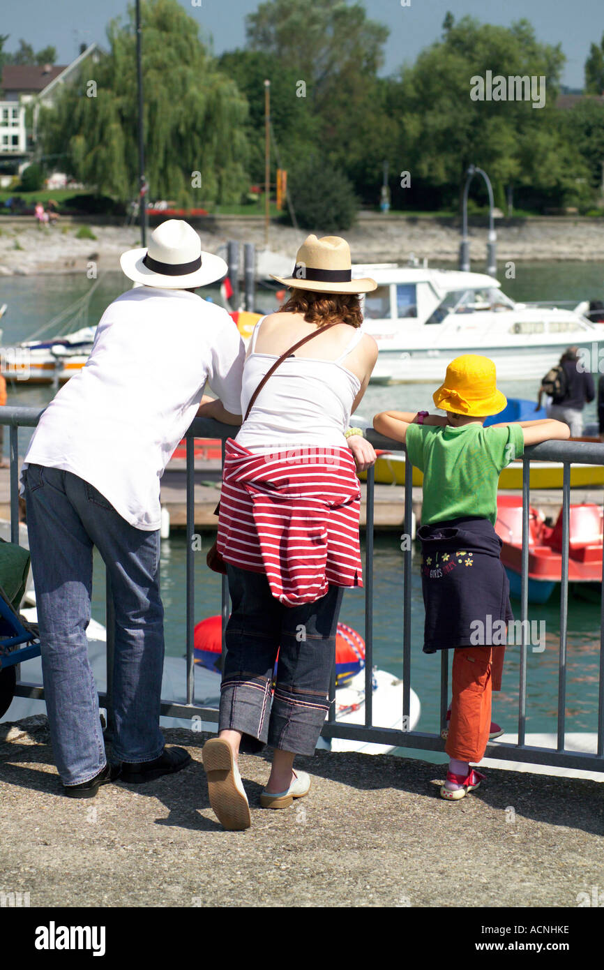 People at harbour Stock Photo - Alamy