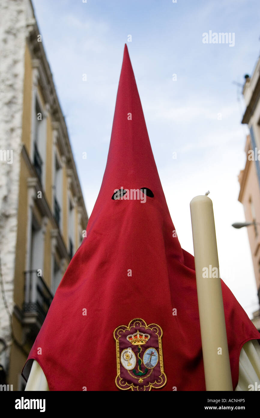 Penitent red hood in easter hi-res stock photography and images - Alamy