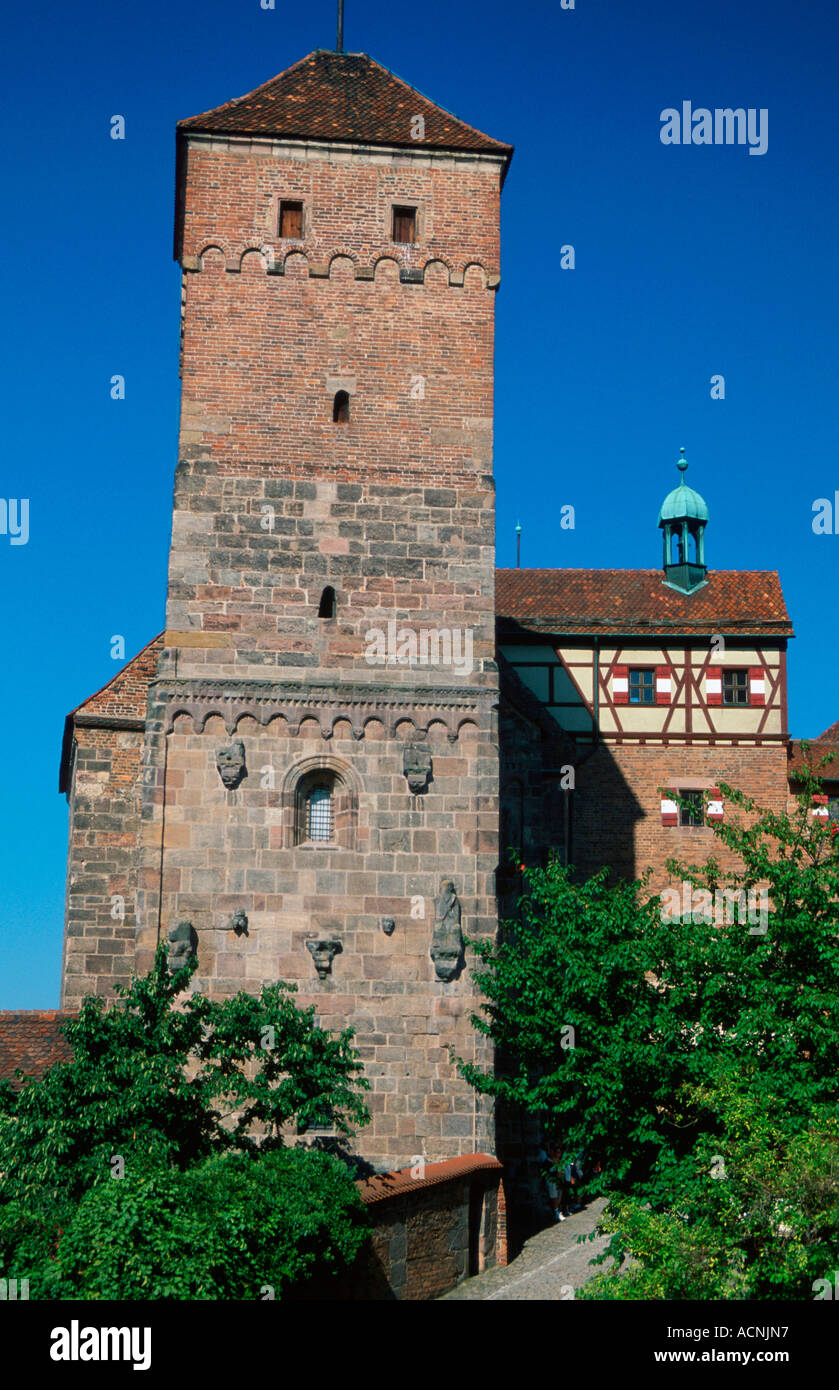 Tower of the Kaiserburg / Nuremberg Stock Photo - Alamy