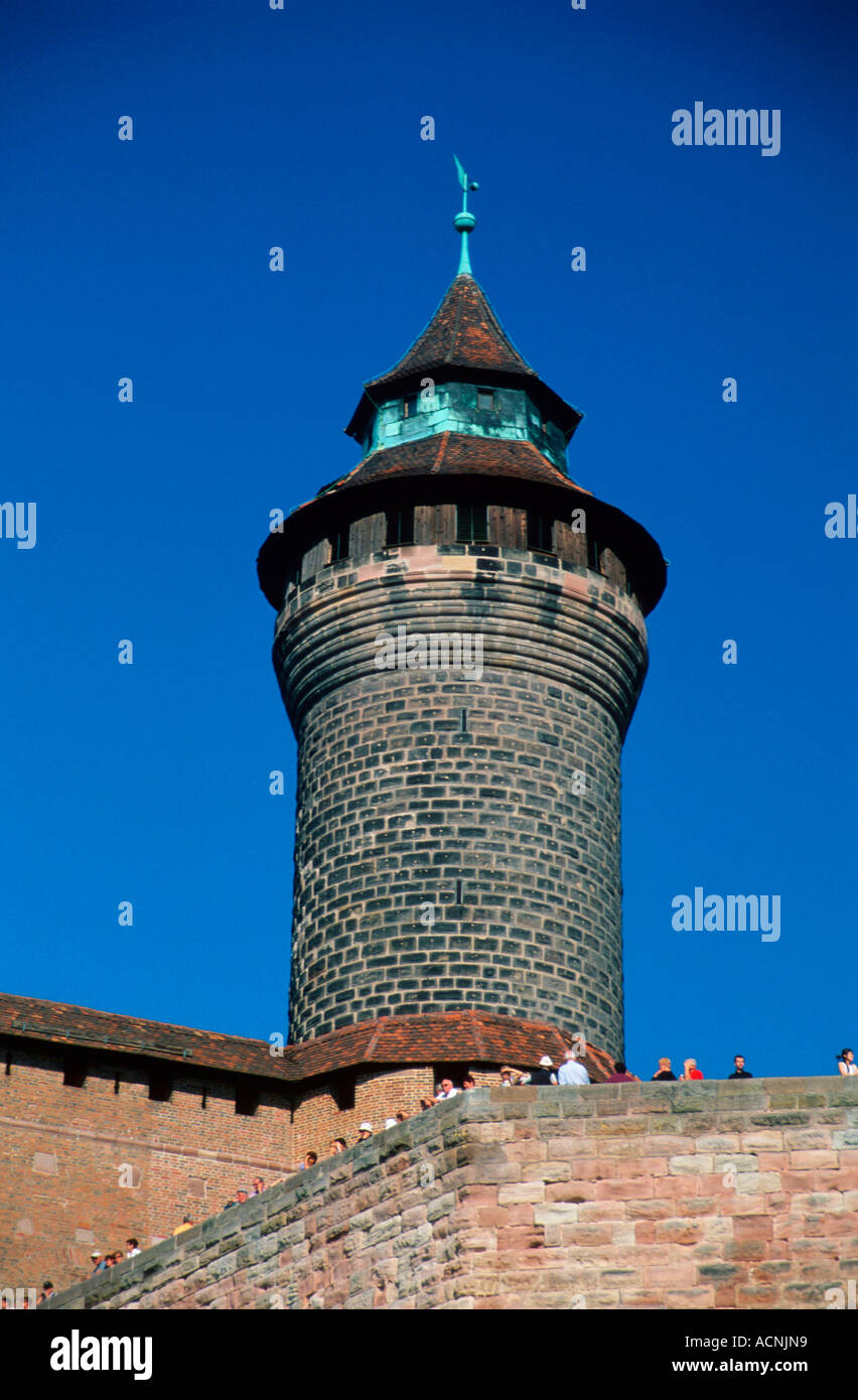 Tower of the Kaiserburg / Nuremberg Stock Photo - Alamy