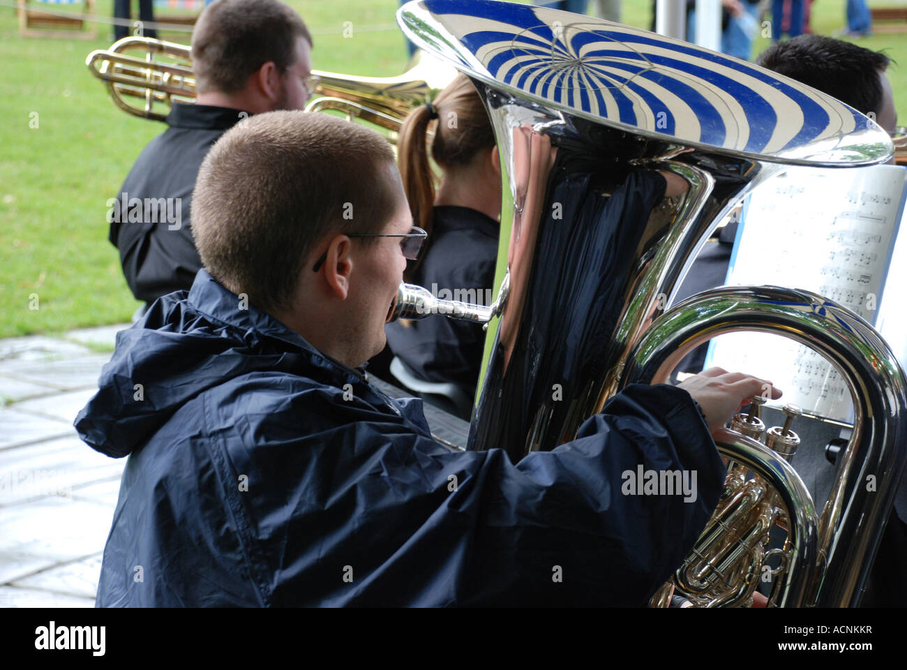 tuba player 2 Stock Photo - Alamy