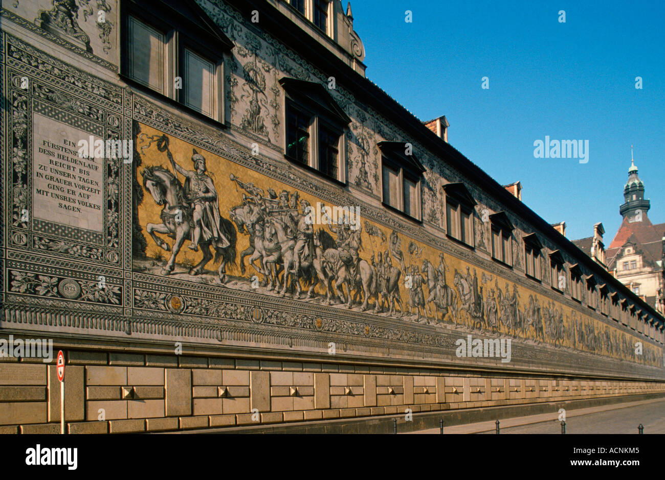 Wall painting / Dresden Stock Photo - Alamy