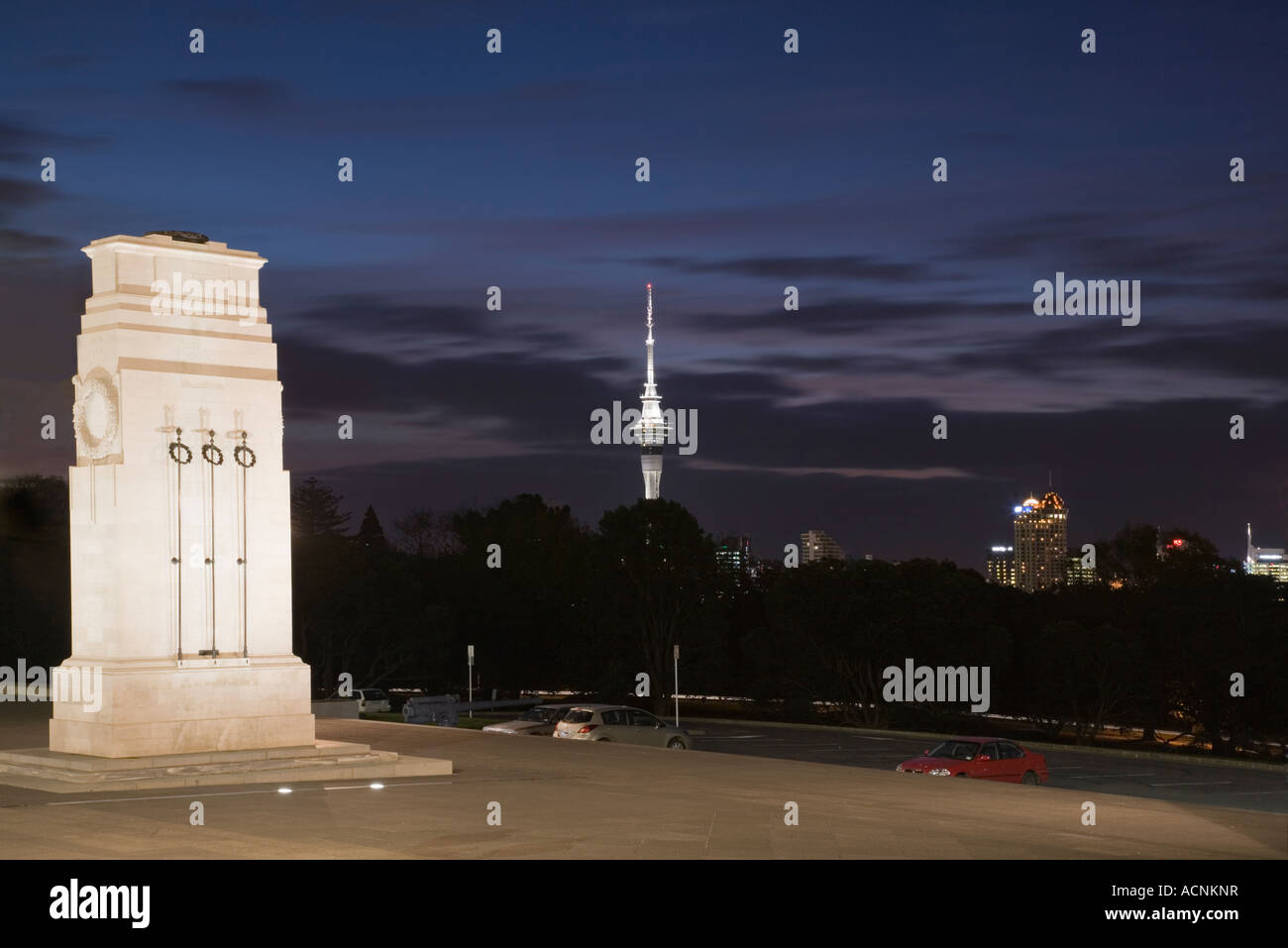 World War memorial cenotaph Court of Honour outside museum building ...