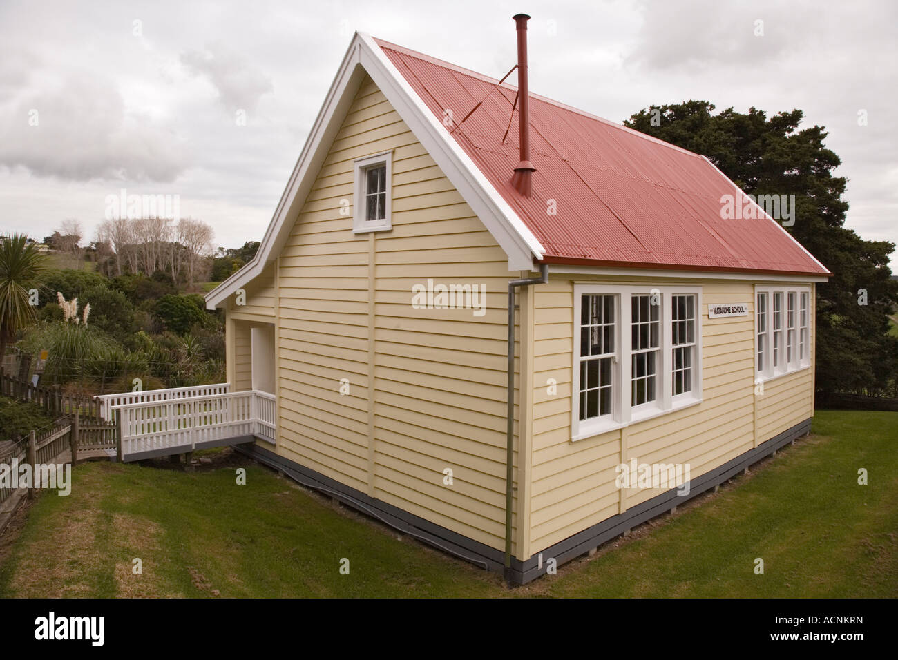 The Kauri Museum Pioneer School first original wooden school building ...
