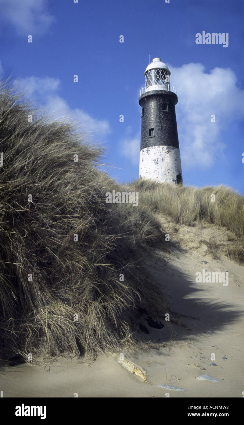 Lighthouse at Spurn Point Stock Photo - Alamy