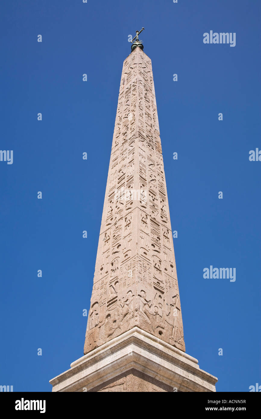 Obelisk Piazza del Popolo Rome Italy Stock Photo - Alamy