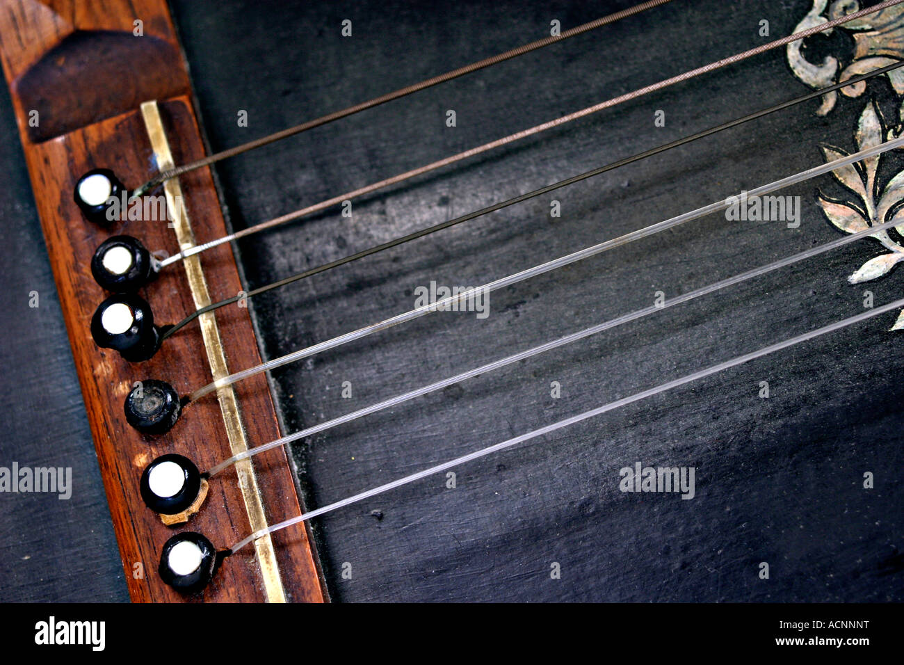 Guitar. Six string acoustic guitar Stock Photo - Alamy