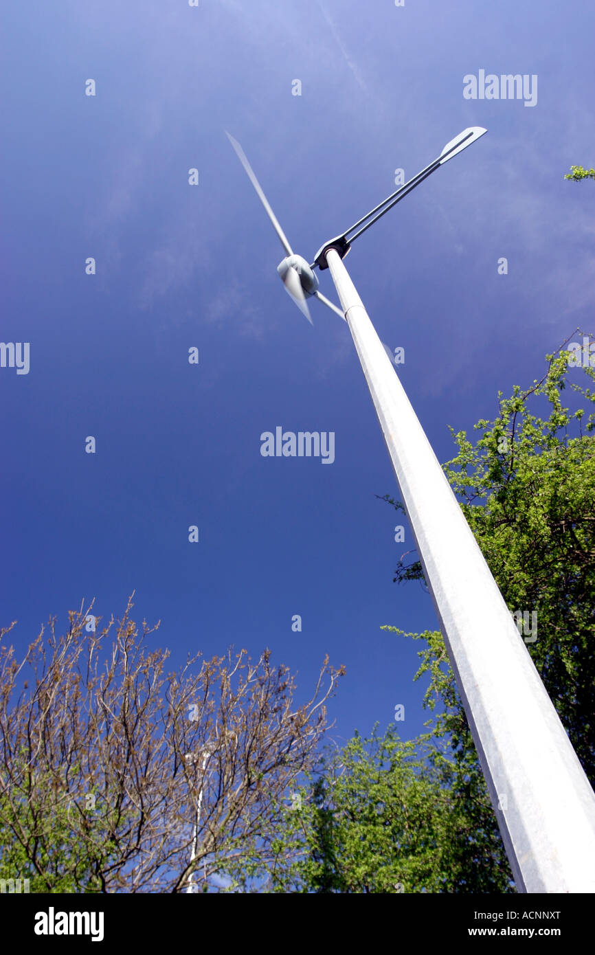 The wind turbine in place at Mapperley Plains Primary School in ...