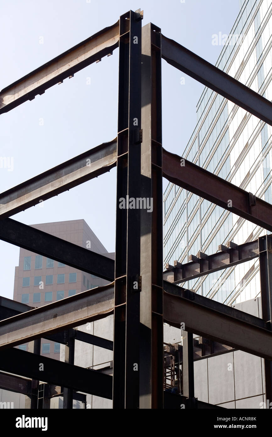 steel beam frame construction Stock Photo - Alamy