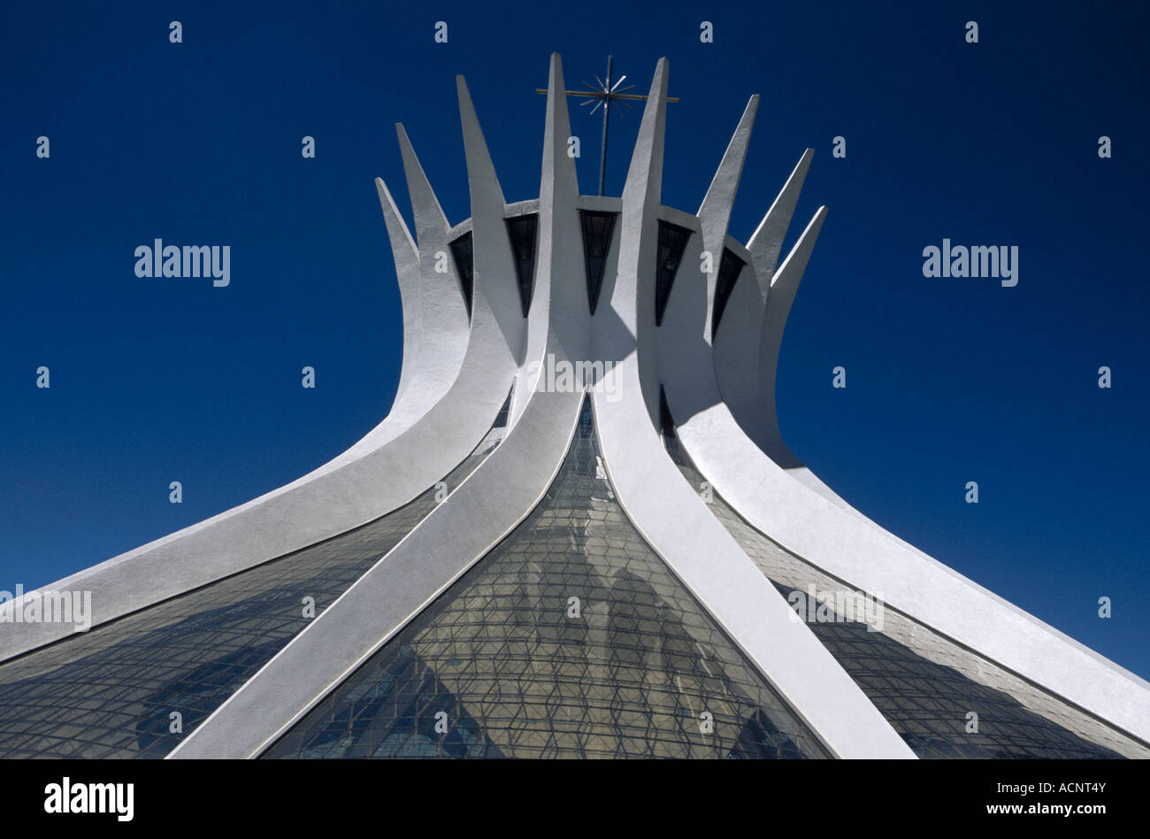Metropolitan Cathedral of Brasilia Brazil Architect Oscar Niemeyer ...