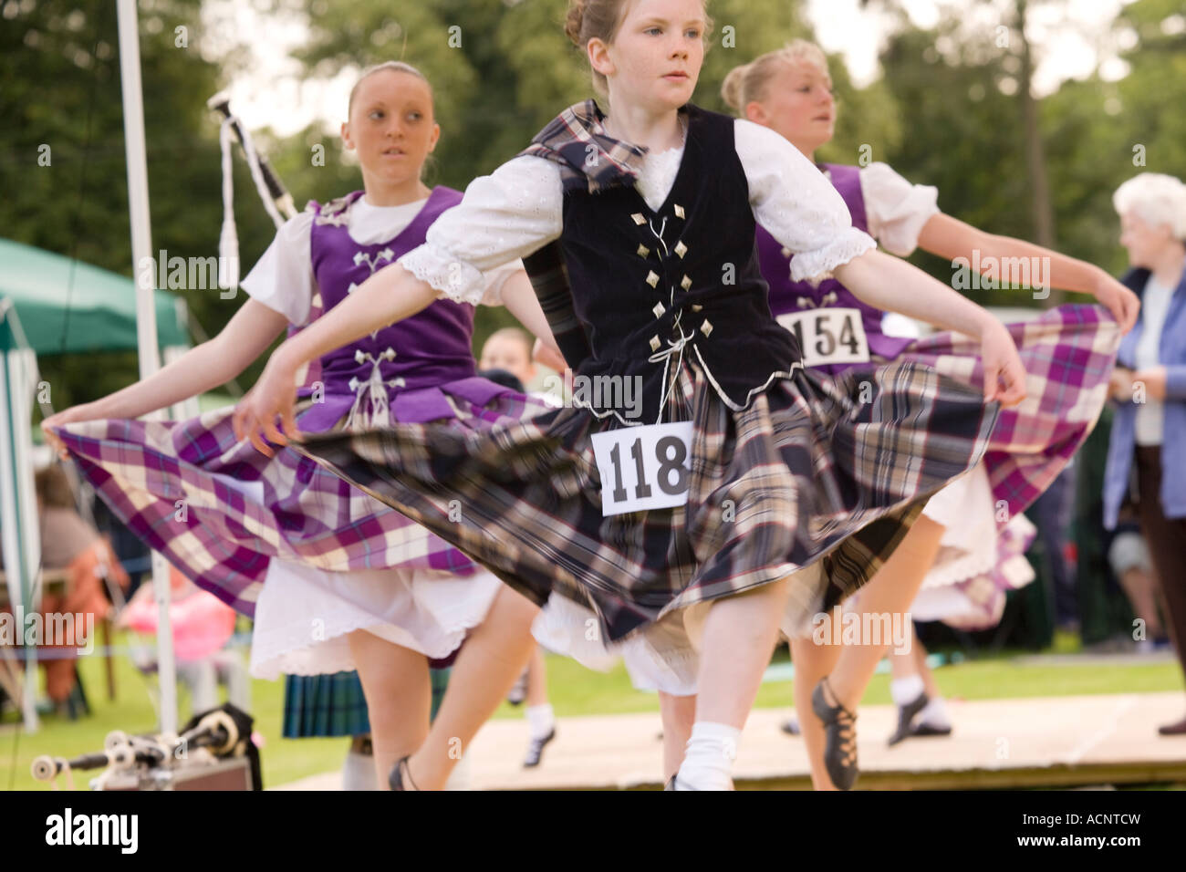 Traditional Scottish Girls