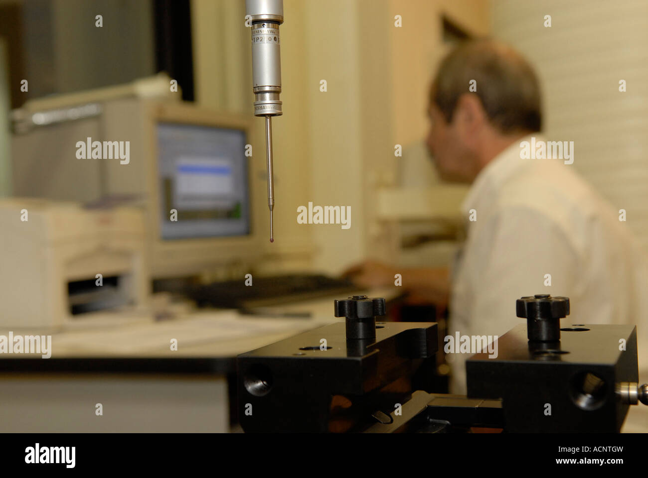 Carbide industrial cutting tool workshop at ISCAR precision tool ...