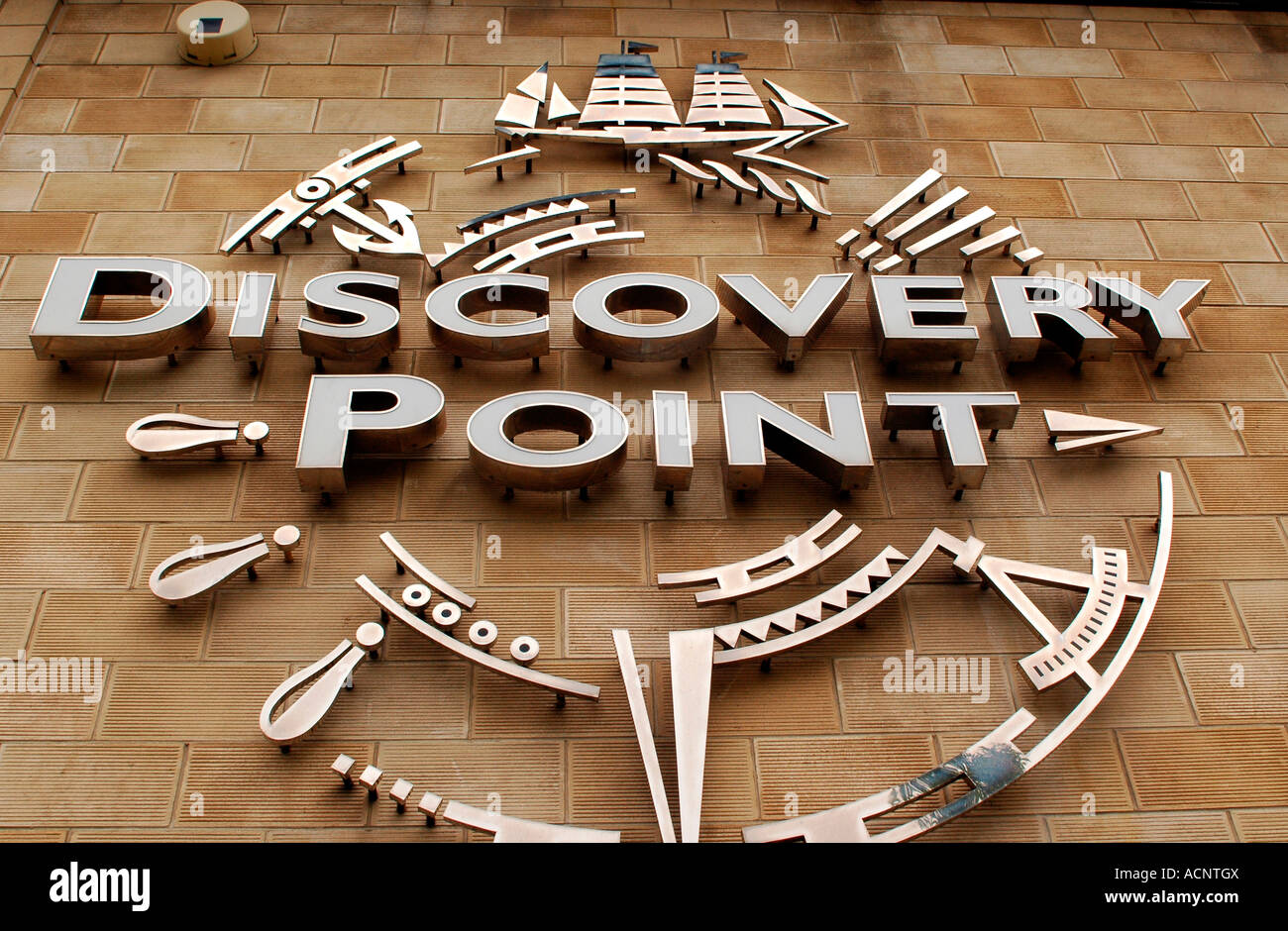 Discovery Point Discovery Museum Sign, Discovery Quay, Dundee,Scotland ...