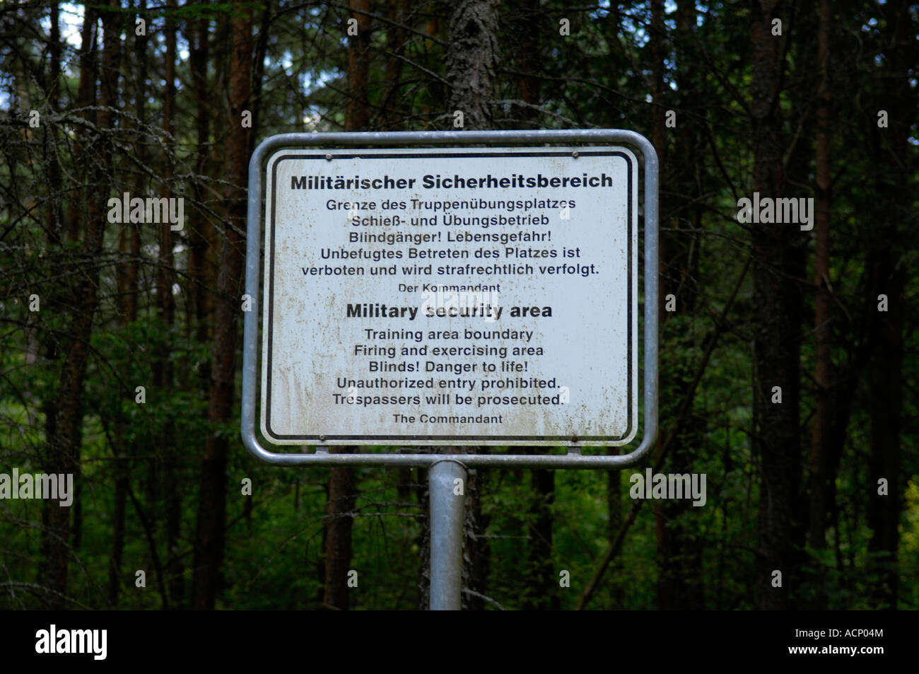 miltary zone sign cenotaph burial bergen belsen lower saxony germany ...