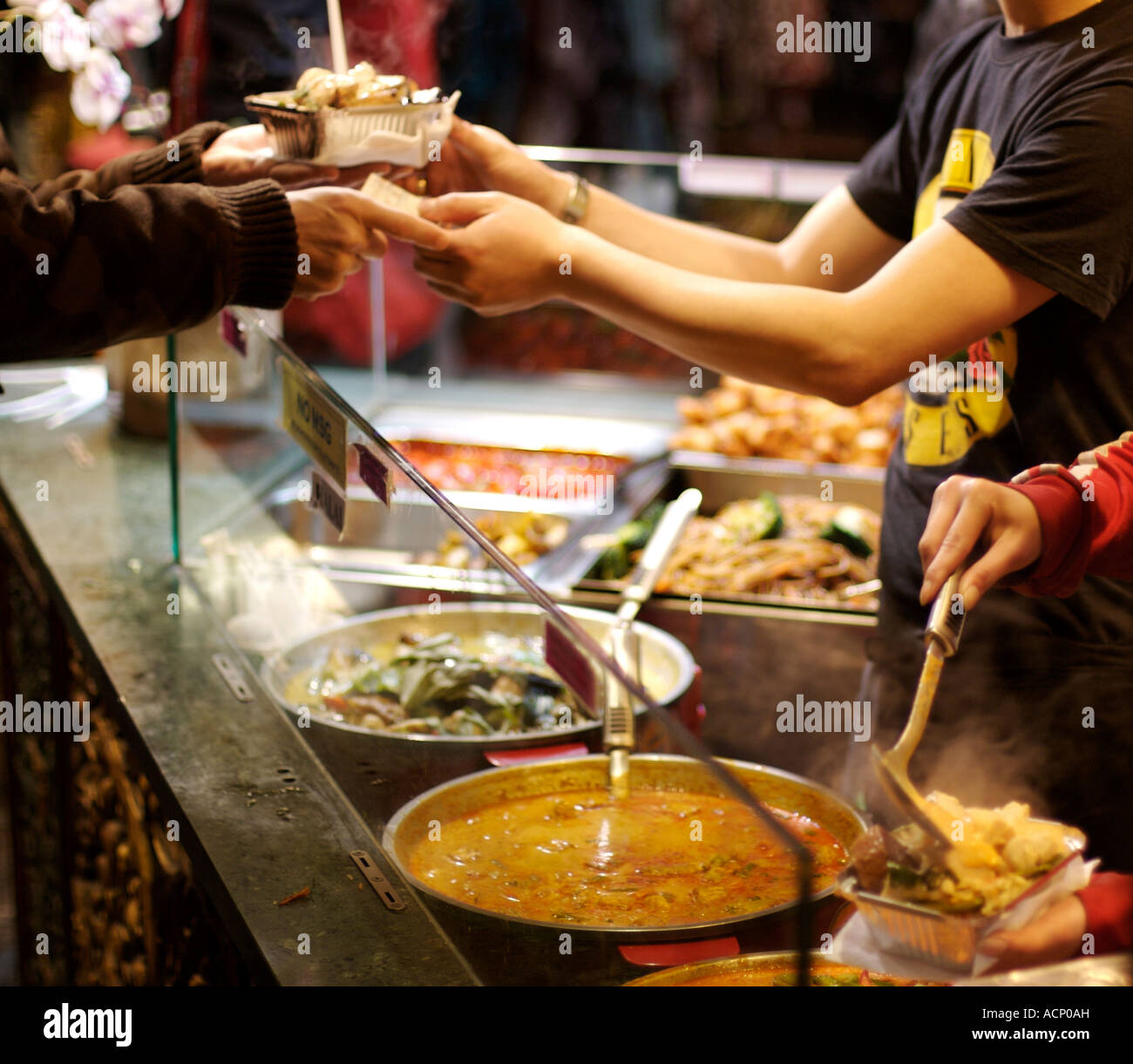 Fast food stand in London, England Stock Photo - Alamy