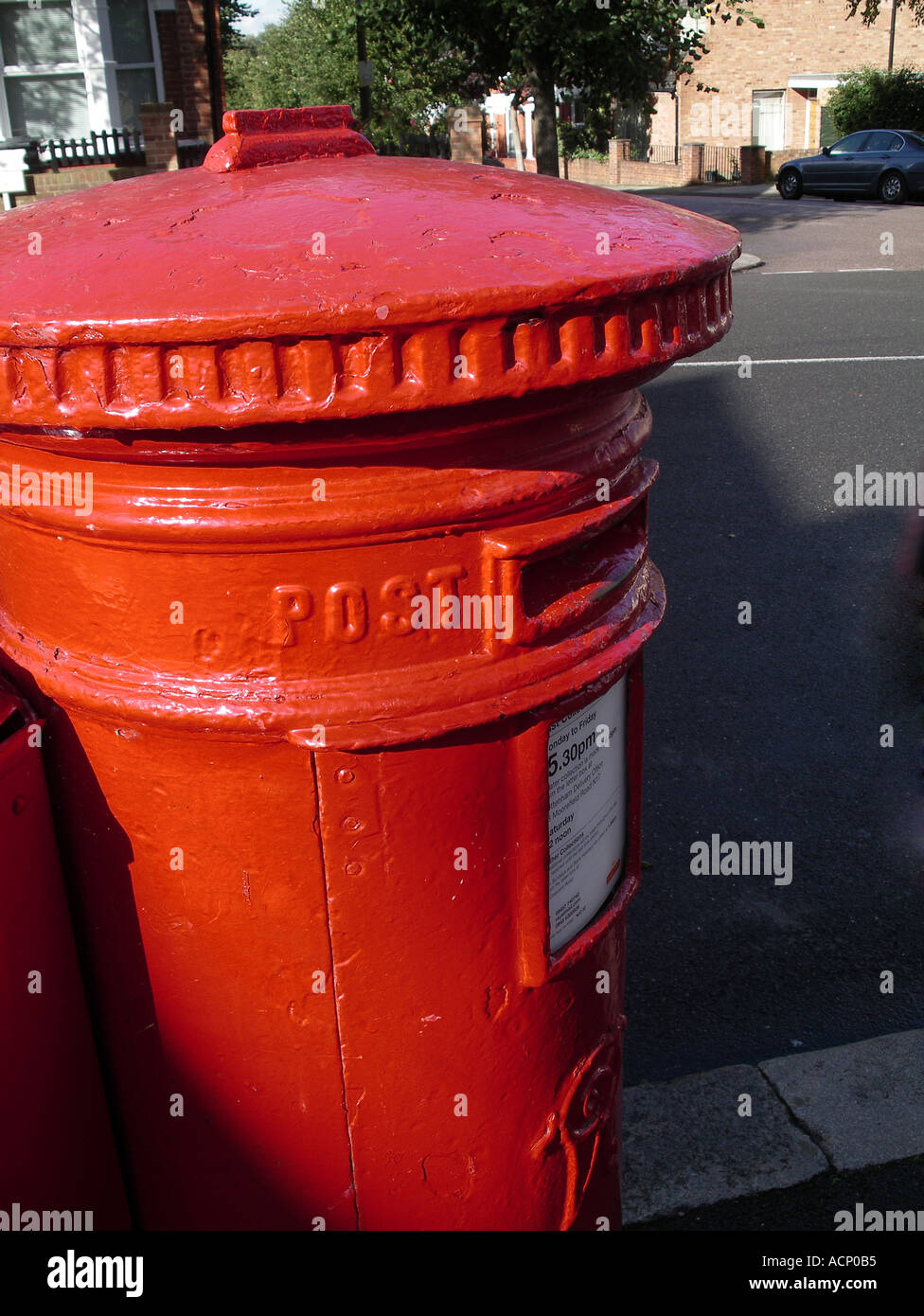 post box north london Stock Photo - Alamy