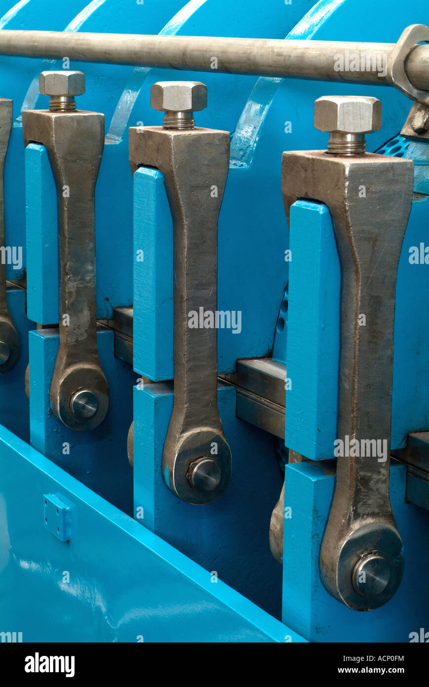 Steel parts of machinery Stock Photo - Alamy