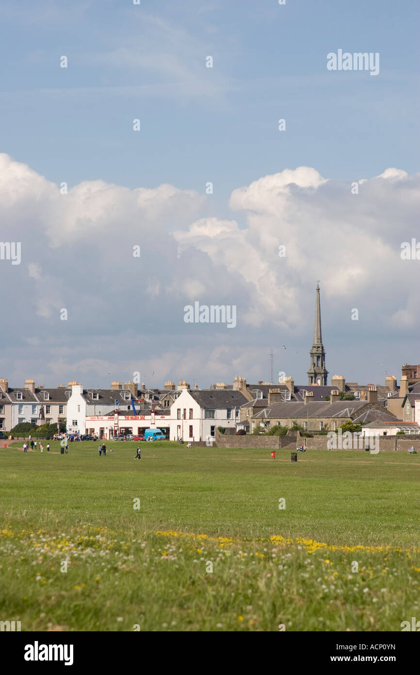 View of the town of Ayr Scotland Stock Photo - Alamy