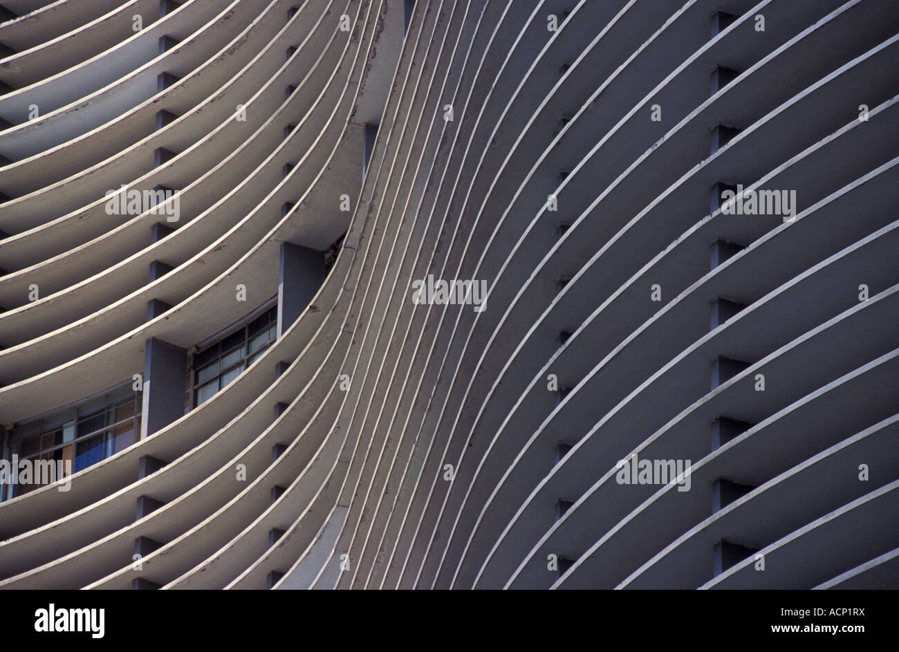 Copam building detail by architect Oscar Niemeier Downtown São Paulo ...