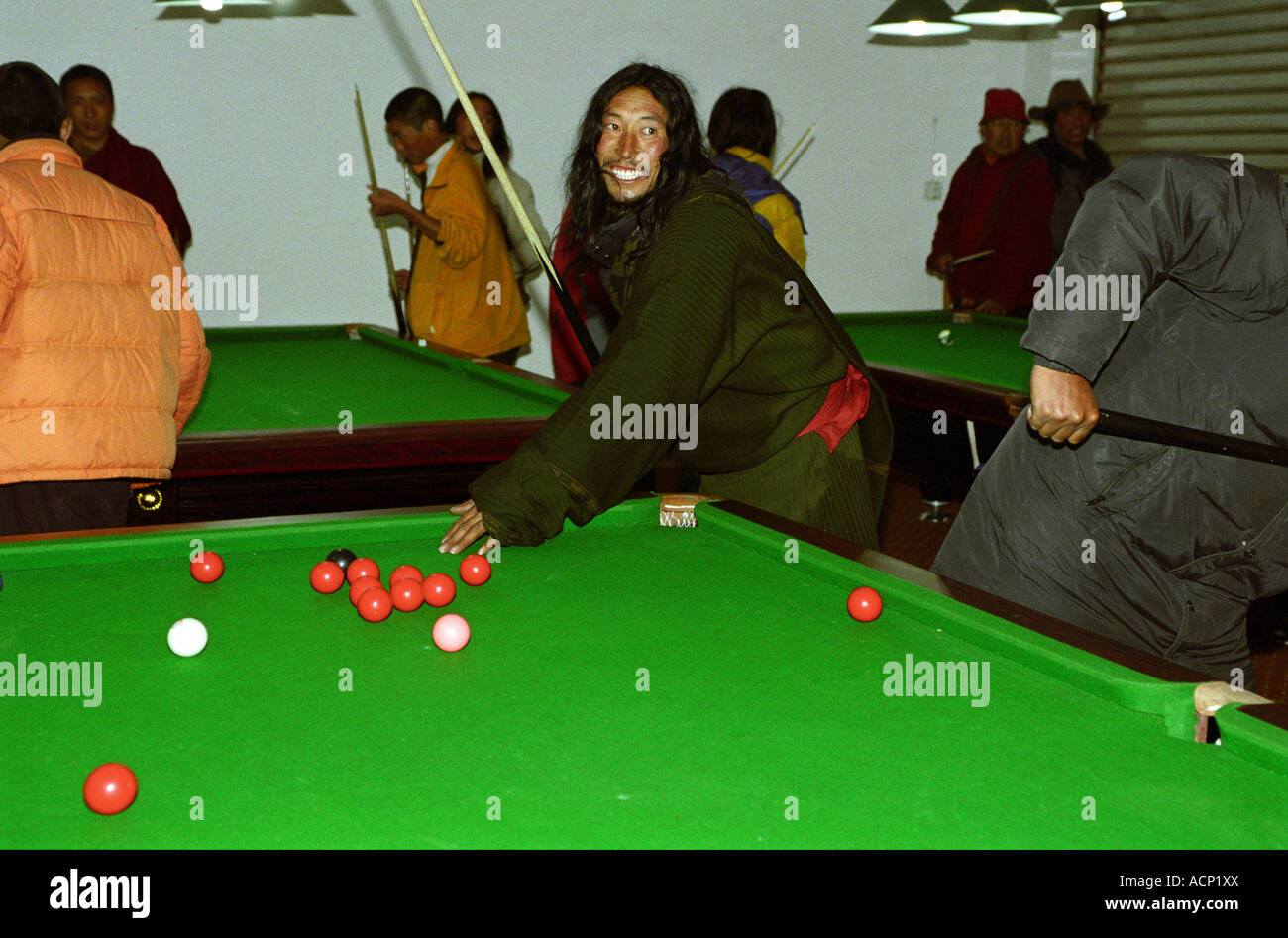 Afternoon biliard game Stock Photo - Alamy