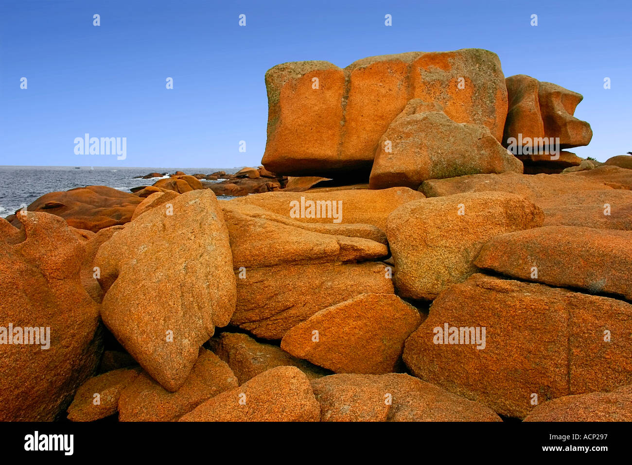 france brittany cotes d armor cote de granit rose holiday resort of ...
